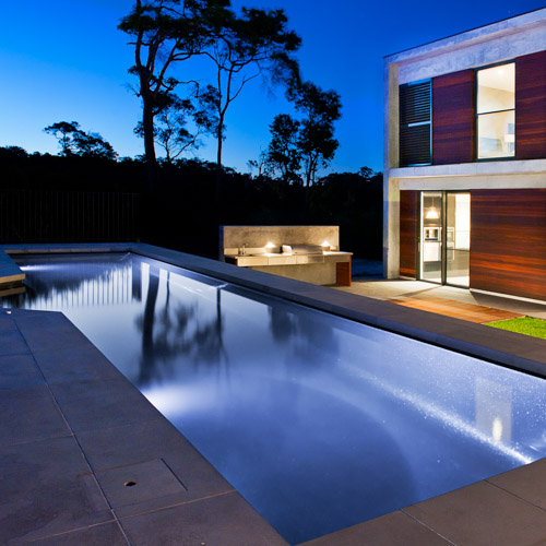 Lap Pool 12.2m x 3.5m Midnight Shimmer Dunsborough - Ocean Reef Pools